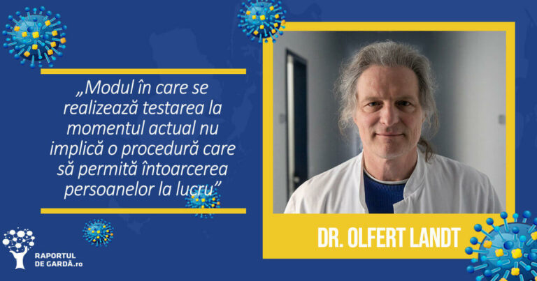 #VociCuAutoritate. Interviu cu Dr. Olfert Landt, cercetătorul german ...