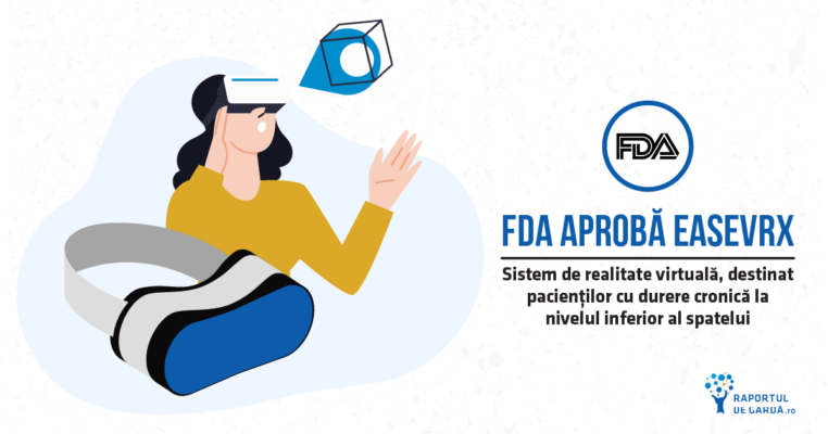 FDA aprobă EaseVRx, un sistem de realitate virtuală destinat pacienților cu durere lombară cronică