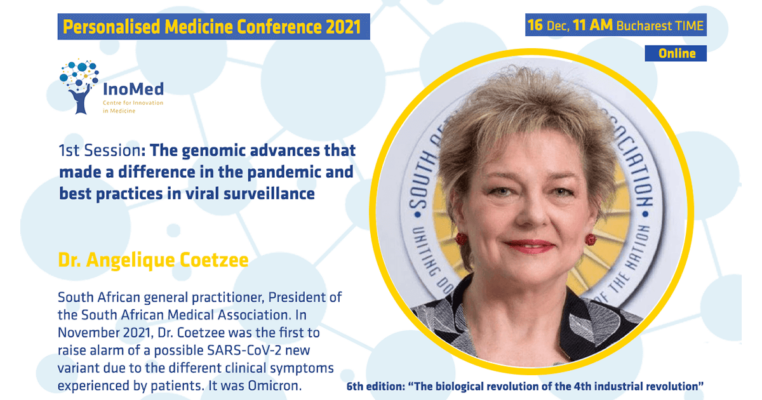 Conferința de Medicină Personalizată 2021. Dr. Angelique Coetzee ...