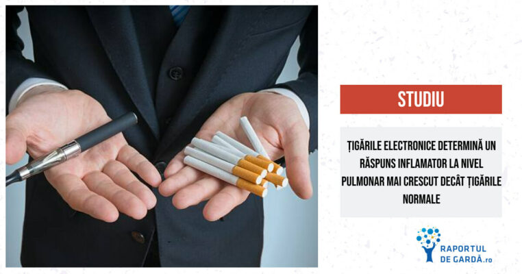 STUDIU. Utilizatorii de țigări electronice ar putea avea un grad mai ...