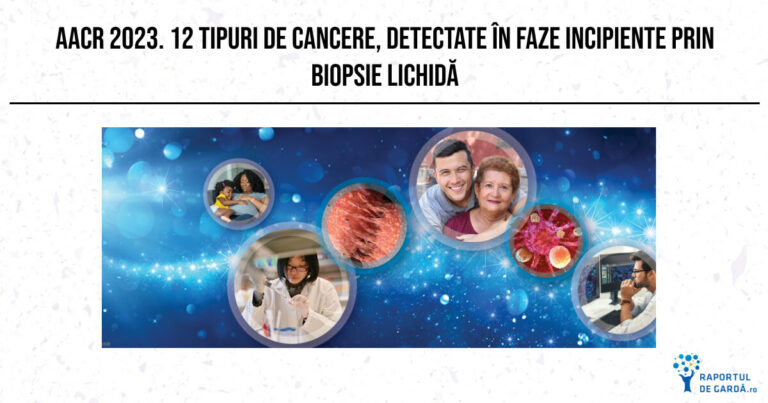 #AACR23. Un nou test de biopsie lichidă detectează precoce 12 tipuri de ...